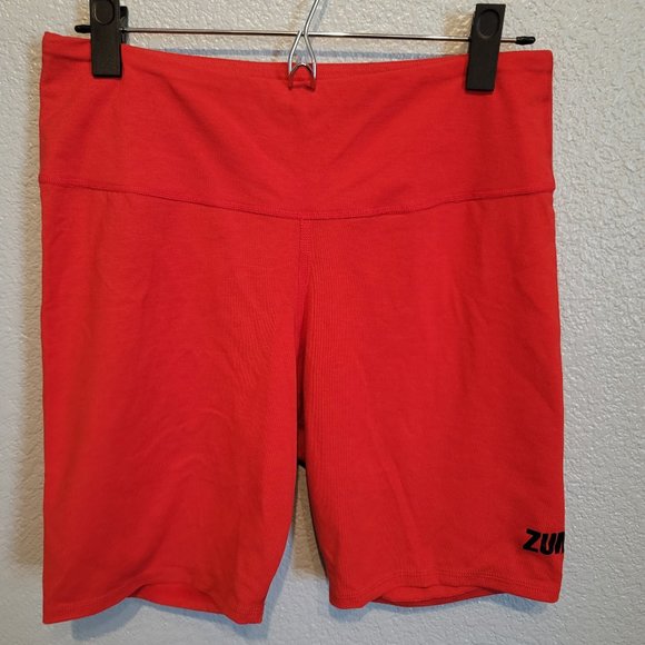 Zumba Fitness | Shorts | Red Zumba Bike Shorts | Poshmark